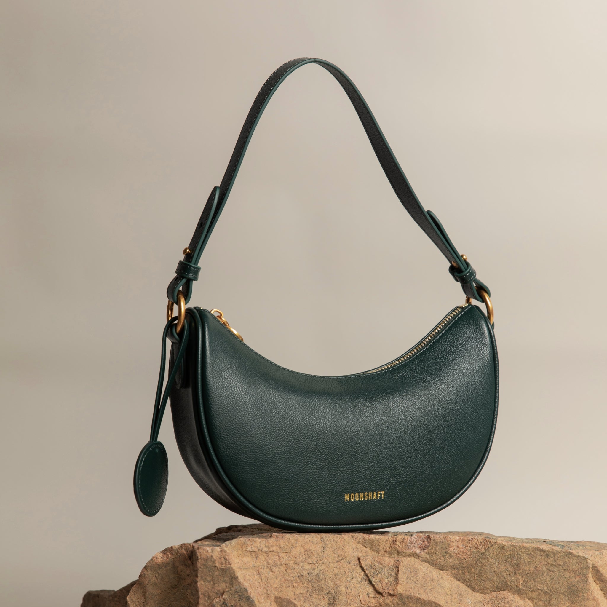 Crescent Moon Bag – Moonshaft 月軸｜Leather Handbags & Wallets